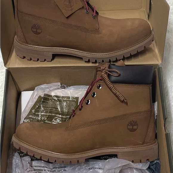 Timberland | Shoes | New Size 1 12 Timberland Premium 6 Inch Brown ...